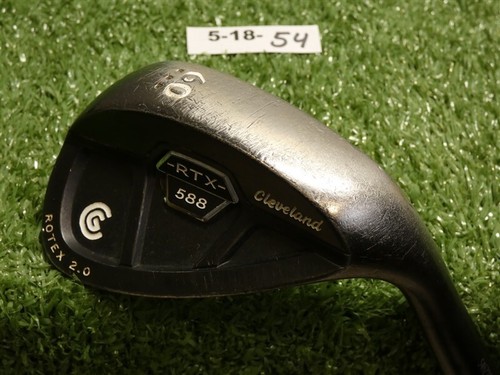 Cleveland 588 RTX Rotex 2.0 CB Black Pearl 60* 14* Lob Wedge DG Steel ...