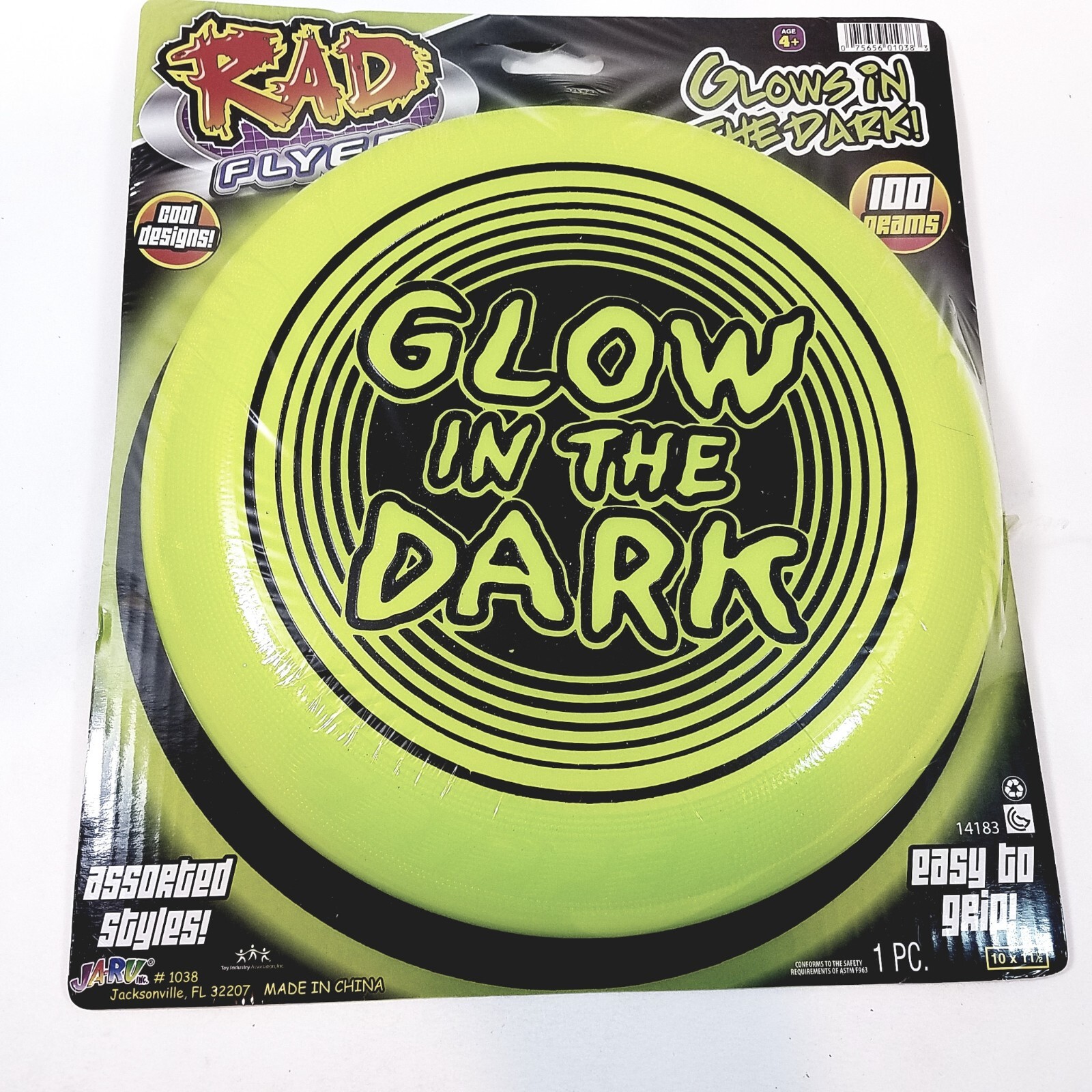 Rad Flyer Lightweight Light Green Glow In The Dark Words 100 Gram ...