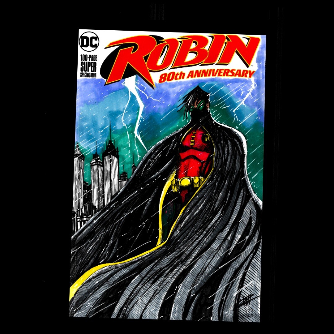 Dc Comics Robin 80th Anniversary Variant Cover Original Cover Art | eBay