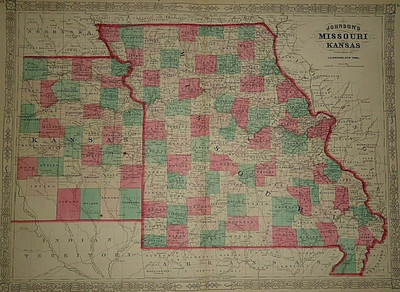 United States (Pre-1900) - Missouri Maps