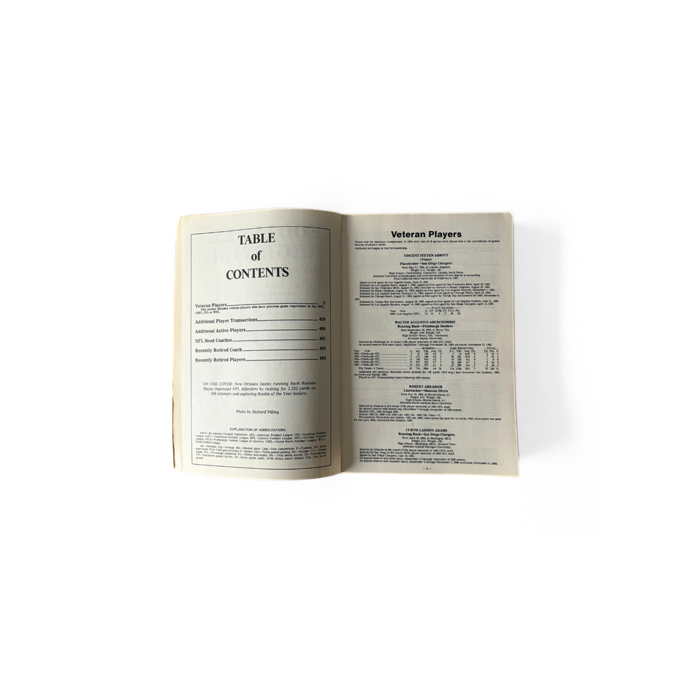 1986 & 1987 Editions The Sporting News Pro Football Register NFL | eBay