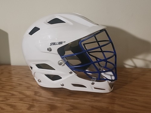 Schutt Stallion 100 STX Helmet - Youth Medium/ Large Lacrosse White USA ...
