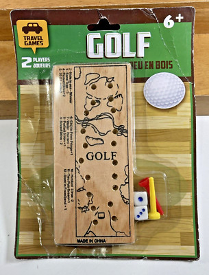 NOS SEALED Golf Board & Dice game Travel Games | eBay