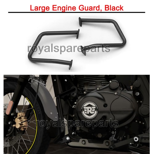 Genuine Royal Enfield Scram 411 cc Large Engine Guard, Black | eBay ...