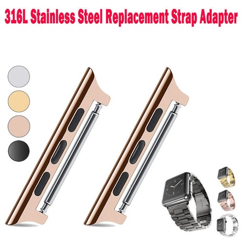 Replacement Strap Adapter 316L Stainless Steel For Apple Watch ...