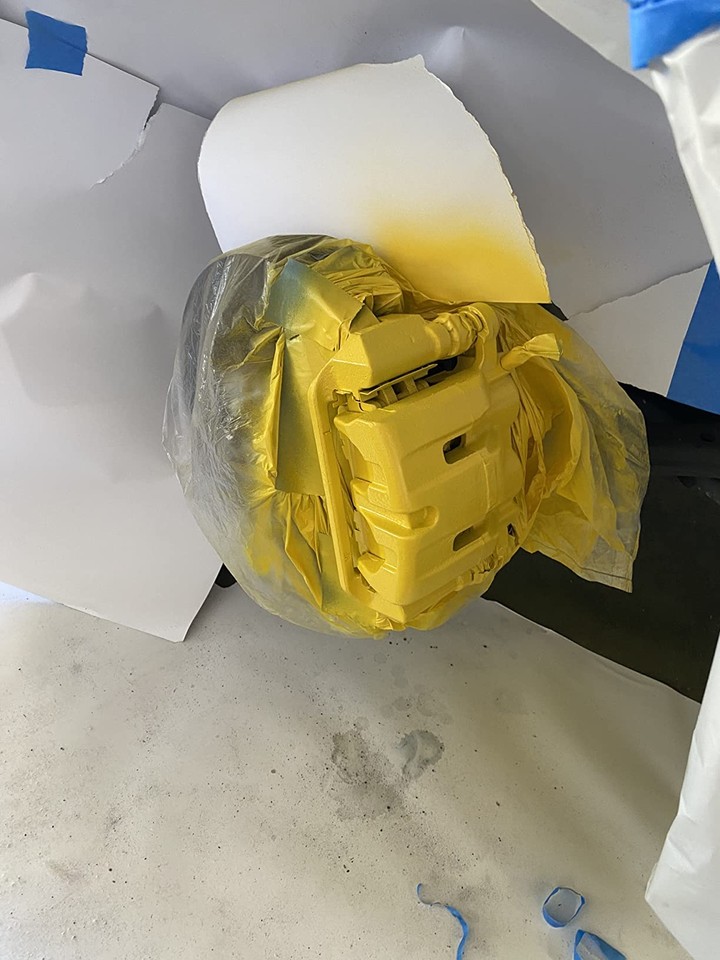 Ceramic Yellow Spray High Temp Coating Engine Caliper Brake Rotor ...