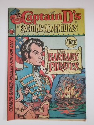 Captain D's Exciting Adventures #17 Seafood Restaurant Giveaway Comic ...