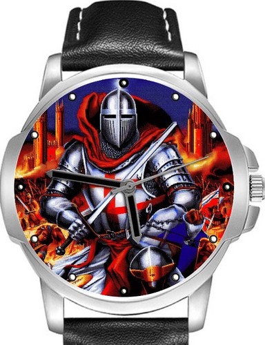 Warrior Medieval Templar Knight Retro Gamer Pixelated Style Unique ...