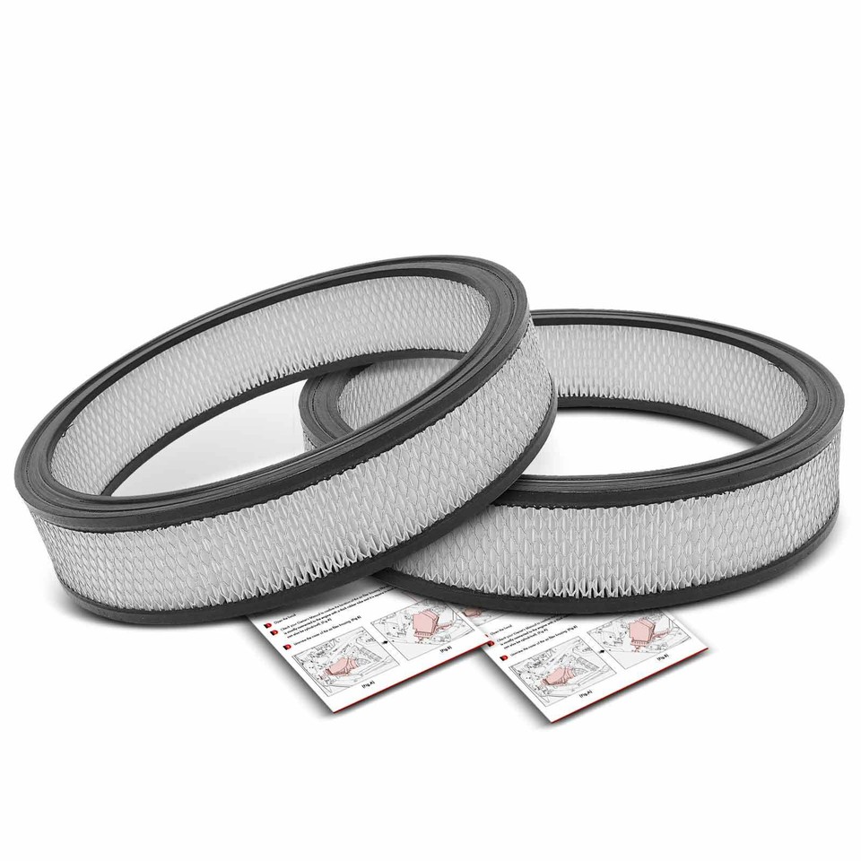 2Pcs Engine Air Filter for Dodge W100 Pickup 70-74 Chrysler 300 68-71 ...