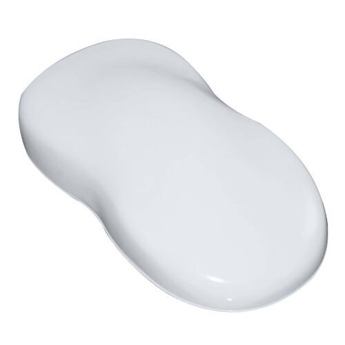 0.75 Gallon Kirker Ultra-Glo Car Paint Fleet White UA-81496 w/ Medium ...