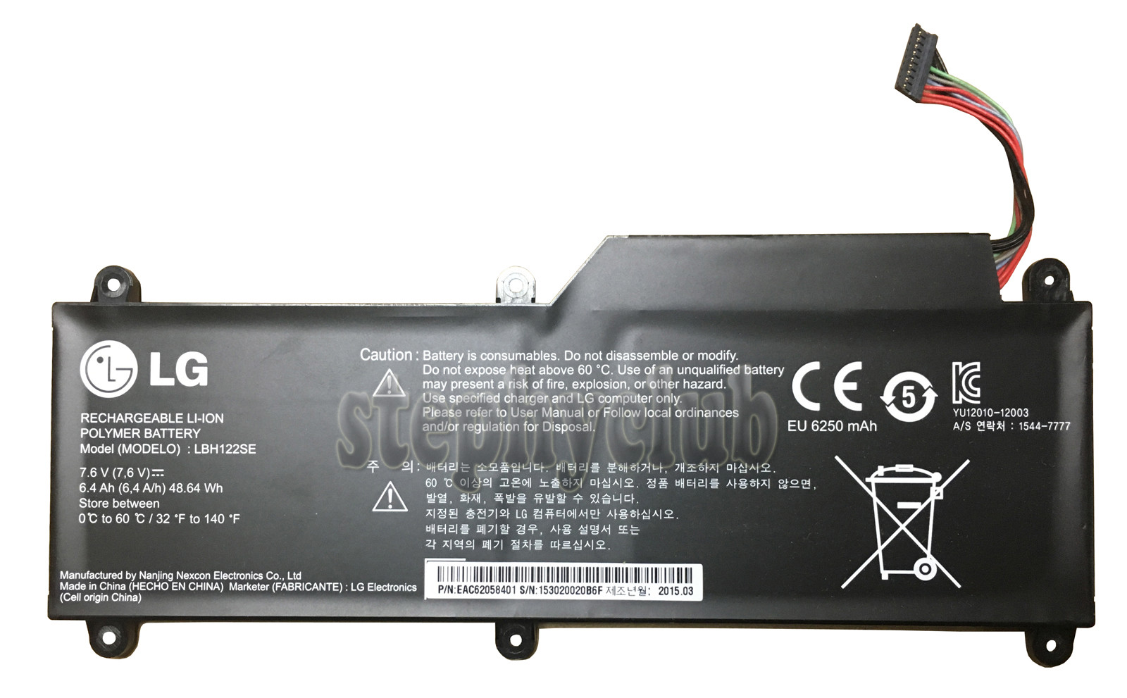 Genuine LBH122SE Battery for LG Ultrabook U460 U460-G U460-K.AH5DK U460 ...