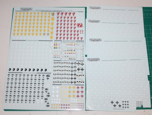 Warhammer Fantasy Bretonnia Transfers Transfer Sheets Old World | eBay