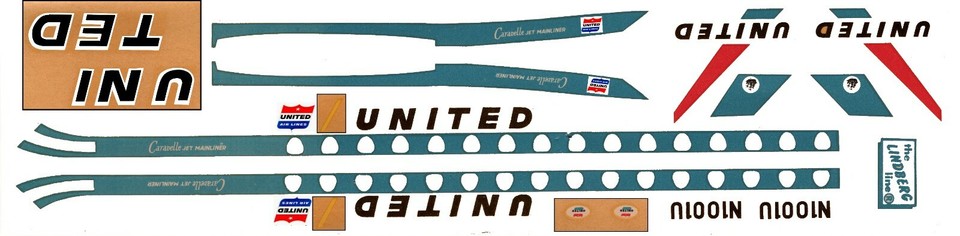 REPRO AIRLINER DECALS ONLY: AURORA COMET LINDBERG NITTO MONOGRAM REVELL ...