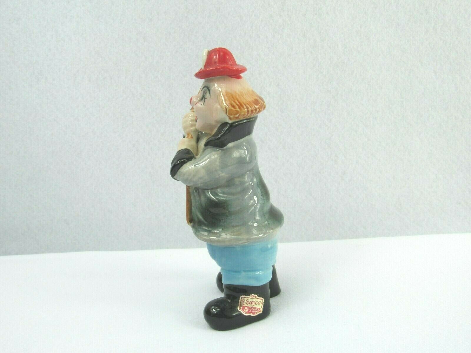 UCAGCO Vintage Ceramic Clown Firefighter Japan ~ Porcelain Figurine ...