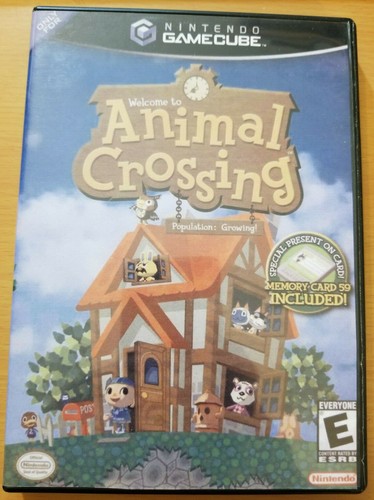 Animal Crossing (Nintendo GameCube, 2002) TESTED no memory card or case ...
