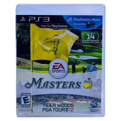 Tiger Woods PGA Tour 12: The Masters Sony PlayStation 3 PS3 Complete ...