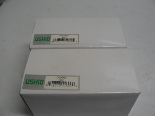 TWO NEW USHIO 1000263 EBV 120V 500W BULBS | eBay