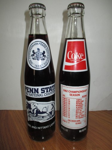 1992 PENN STATE NITTANY LIONS National Champions Full Coke ...