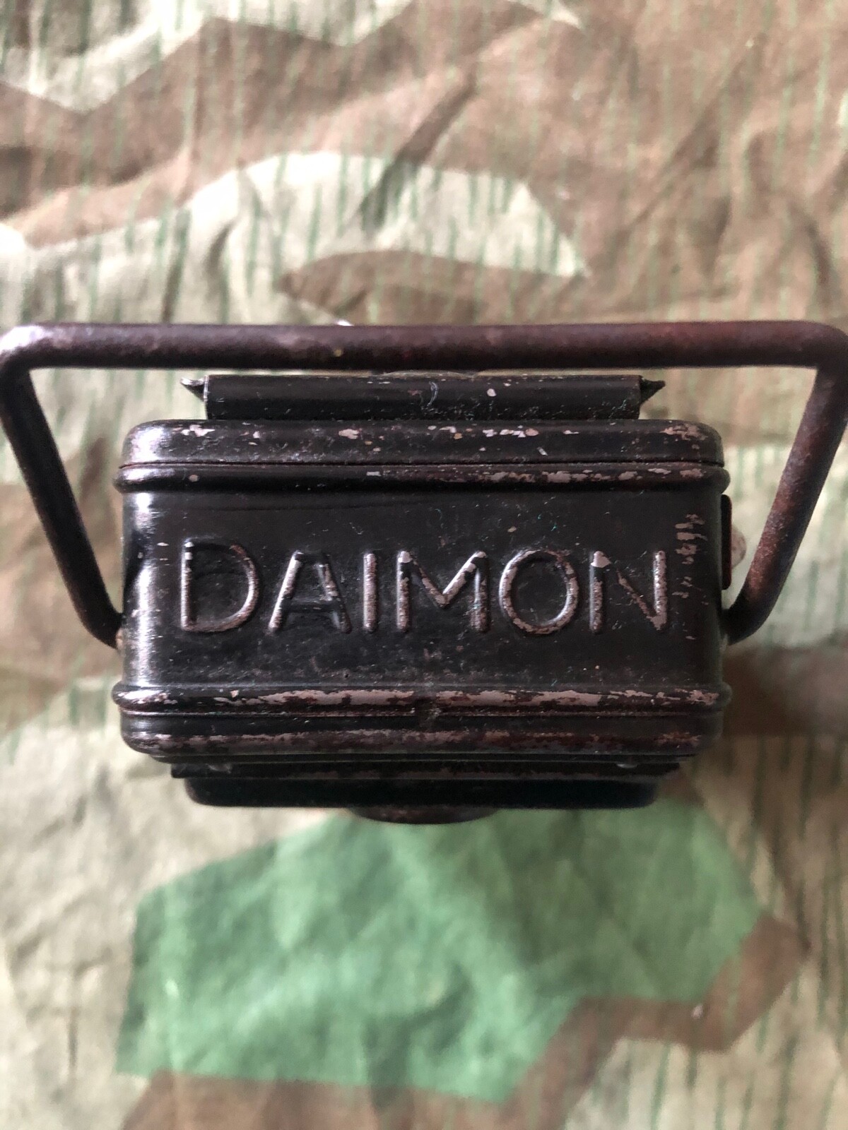 WW2 WWII GERMAN TORCH FLASHLIGHT LATERN DAIMON WEHRMACHT FIELD ORIGINAL ...