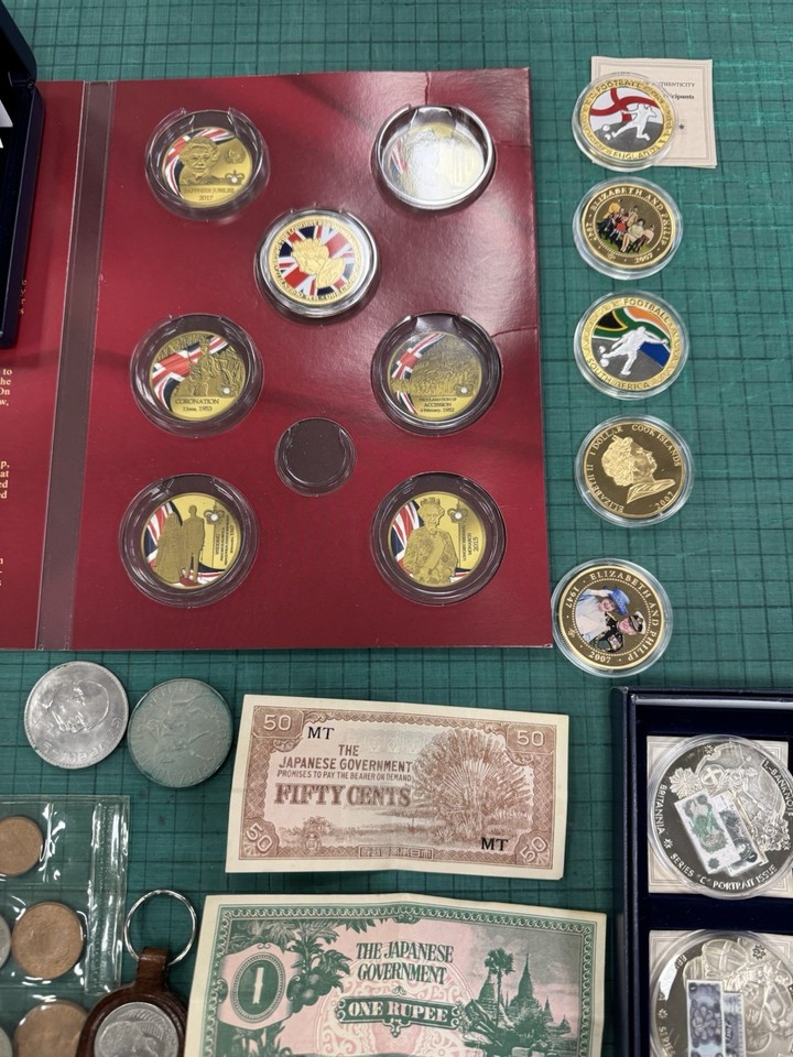Large Coin Collection. Proofs. Lose Coins. Bank Notes And More | eBay UK
