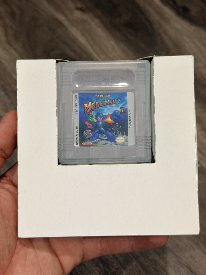Mega Man v Megaman 5 Nintendo Game Boy Gameboy GB Complete CIB | eBay