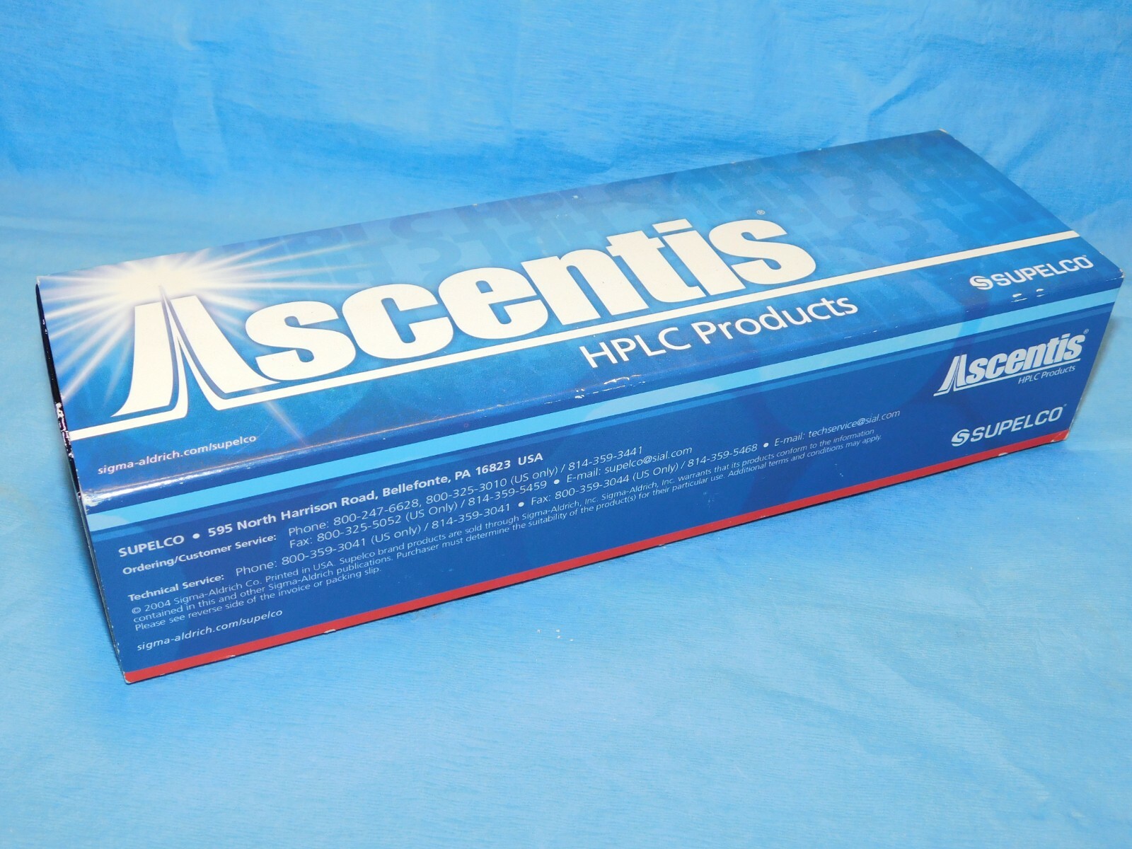 SUPELCO ASCENTIS C18 3CM X 2.1MM 3UM CAT#581313-U HPLC COLUMN NEW ...