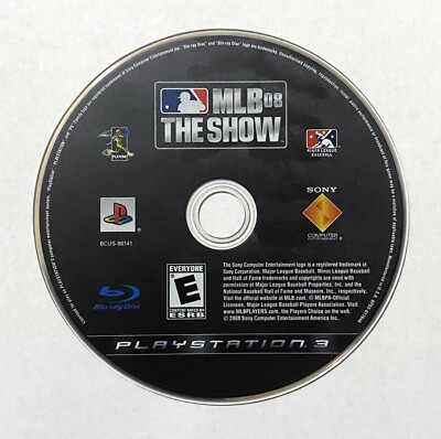 MLB 08: The Show (Sony PlayStation 3) Disc Only - Tested 711719814122| eBay