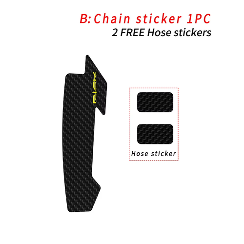 Bicycle Chain Protection EV Stickers MTB Frame Protector Bike Sticker ...