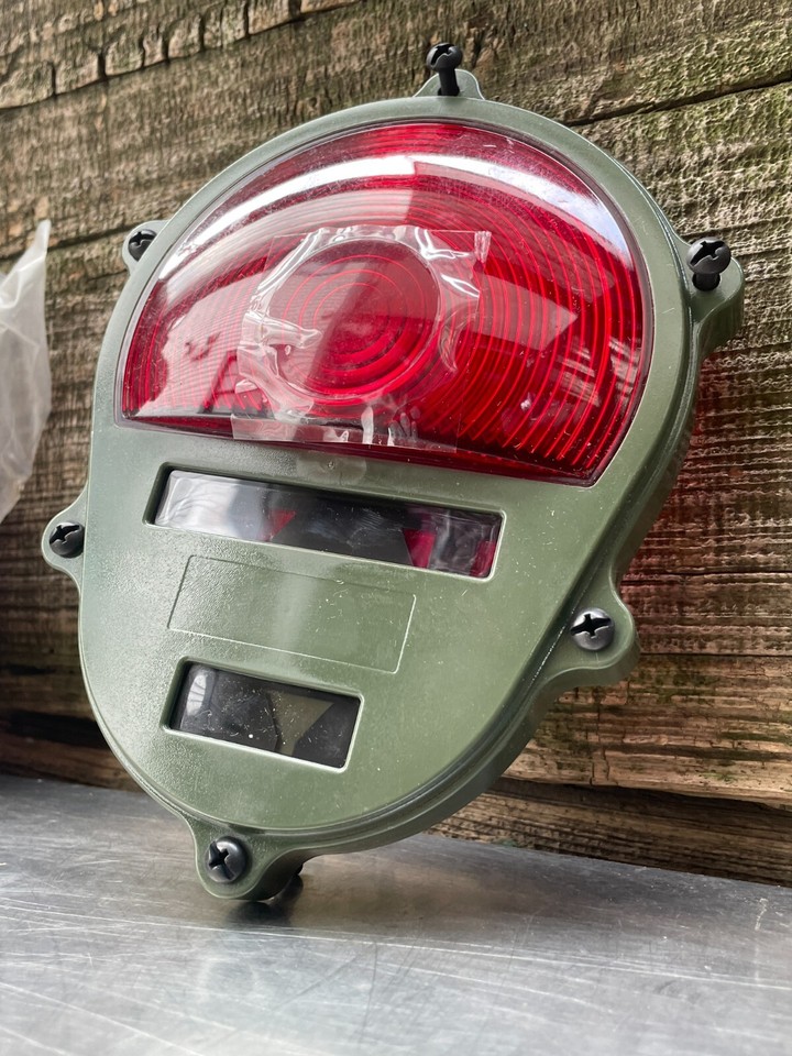 HMMWV M998 M-SERIES M1101 Rear Tail Light Stop Light Lens Cover RED w ...