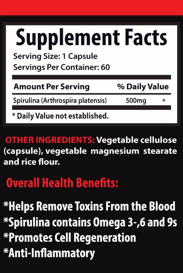 High Blood pressure pills - GRAPE SEED EXTARCT – SPIRULINA COMBO ...