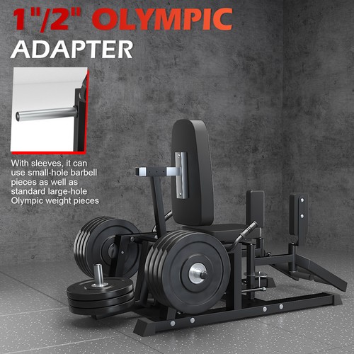 Hip Abductor Machine Inner & Outer Thigh Glute Machine with 6 Levels ...