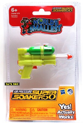 Worlds Smallest Air Pressure Super Soaker 50 Mini Water Gun Actually ...