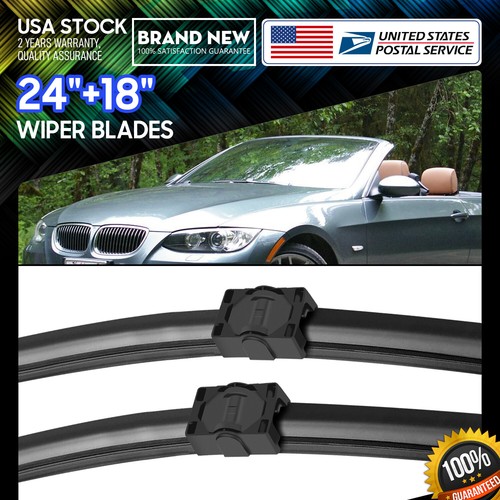 24''+18'' OEM Quality Windshield Wiper Blades Side lock All Season ...