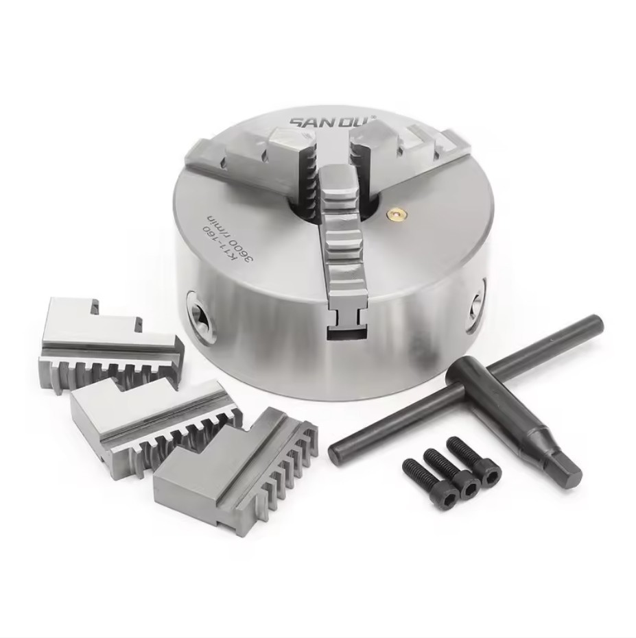 Genuine Quality Sanou 3 Jaw Self Centering Metal Lathe Chuck Reversable ...