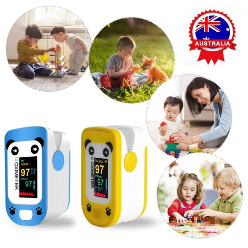 Baby Kid Finger Pulse Oximeter Blood Oxygen SpO2 Saturation Monitor ...