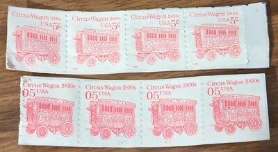 US 8 - 5 Cent Circus Wagon Postage Stamp | eBay