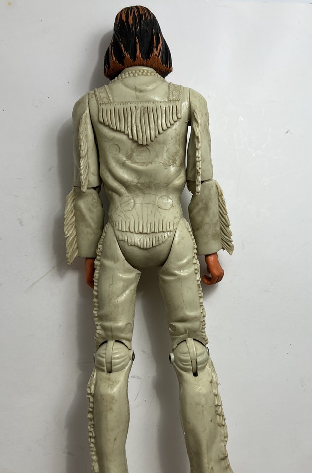 Vntg 1967 Marx Johnny West Indian Chief Geronimo Action Figure 12" Toy ...