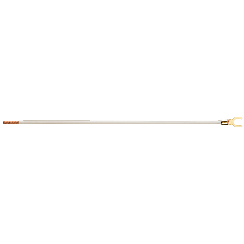 Ideal 30-3470 Non-Grounding Stranded Wire Pigtail w/ #10 Fork/Strip End ...