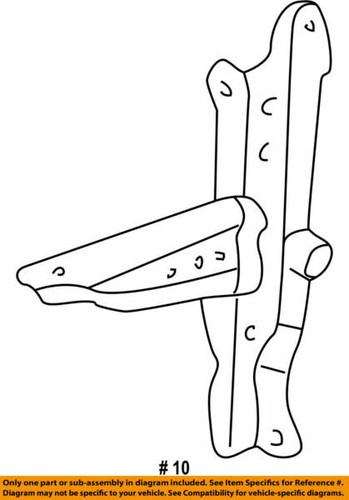 53209-35020 Toyota Brace, hood lock support 5320935020, New Genuine OEM ...