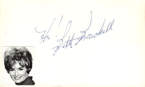 Beth Brickell Signed Auto 3x5 Index Card Gentle Ben | eBay