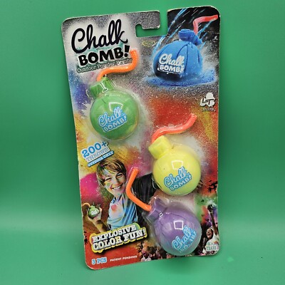 CHALK BOMB : Outdoor Powder Bomb Brand New SET OF 3 Kids Fun Game ...