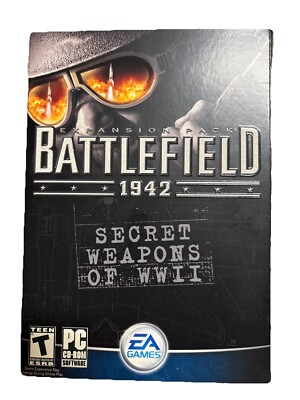 Battlefield 1942: Secrets Weapons WWII Retro PC Game Complete CIB ...