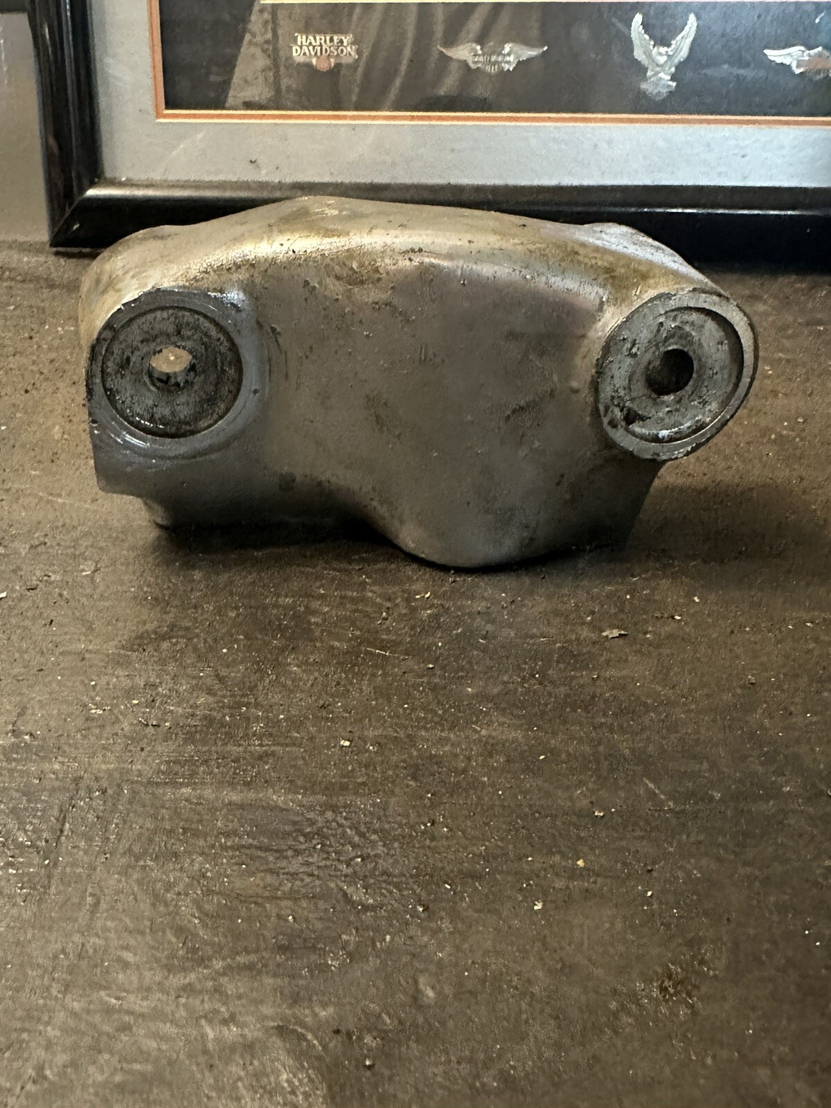 Harley-Davidson OEM Knucklehead Chrome Rocker Box Housing Cover DATED C ...