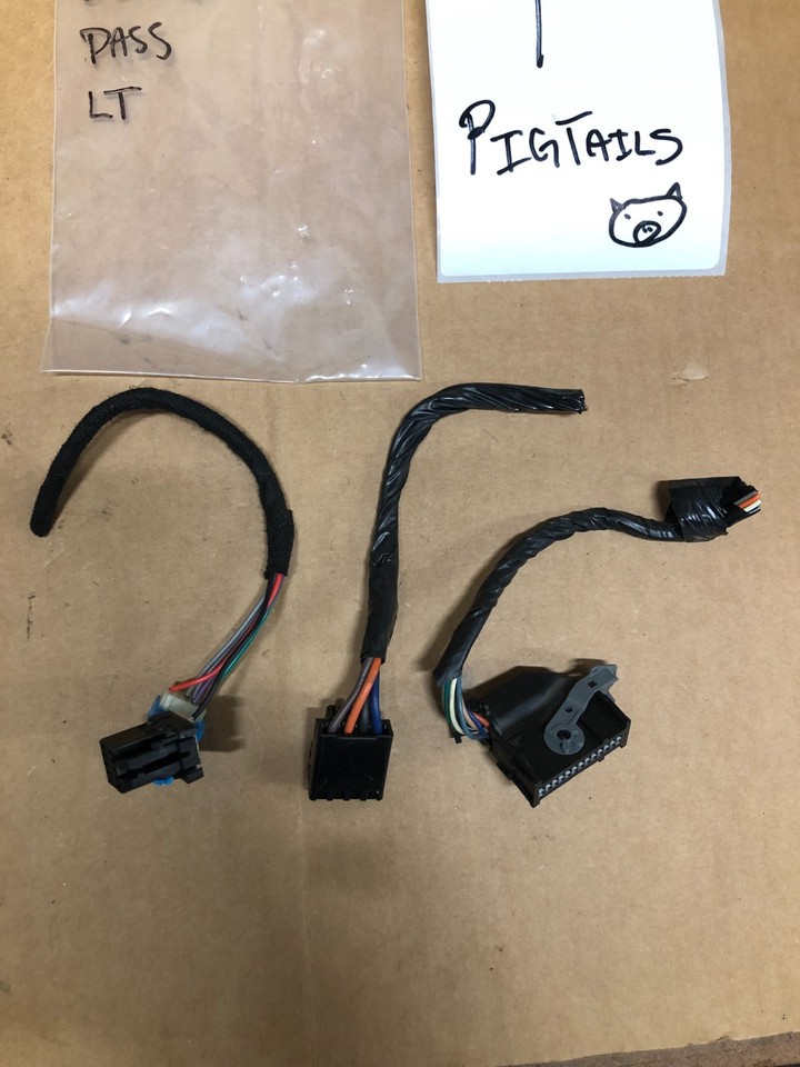 03-06 Silverado Sierra PASSENGER WINDOW SWITCH WIRE HARNESS PIGTAIL ...