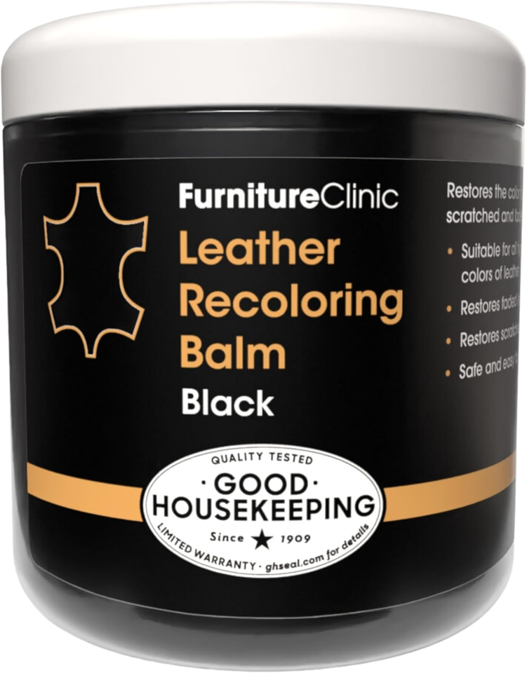 The Original Leather Recoloring Balm by - Black Leather Dye for ...