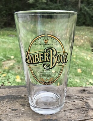 MICHELOB Amber Bock (Anheuser-Busch) Retired Beer Pint Glass | eBay