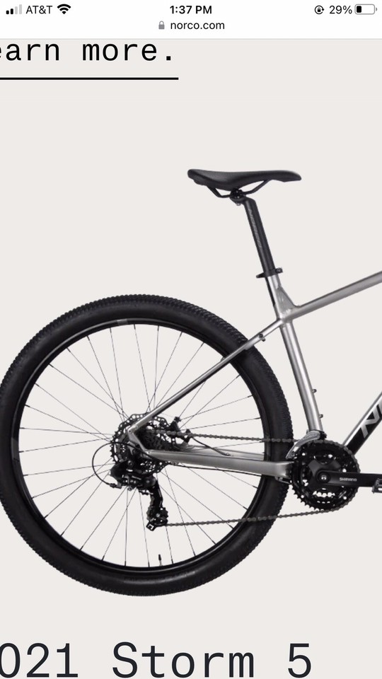 Norco Storm 5 Silver Medium (new In Box) | eBay