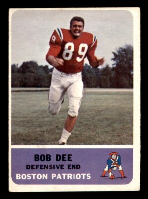 1962 Fleer Football #8 Bob Dee VG | eBay
