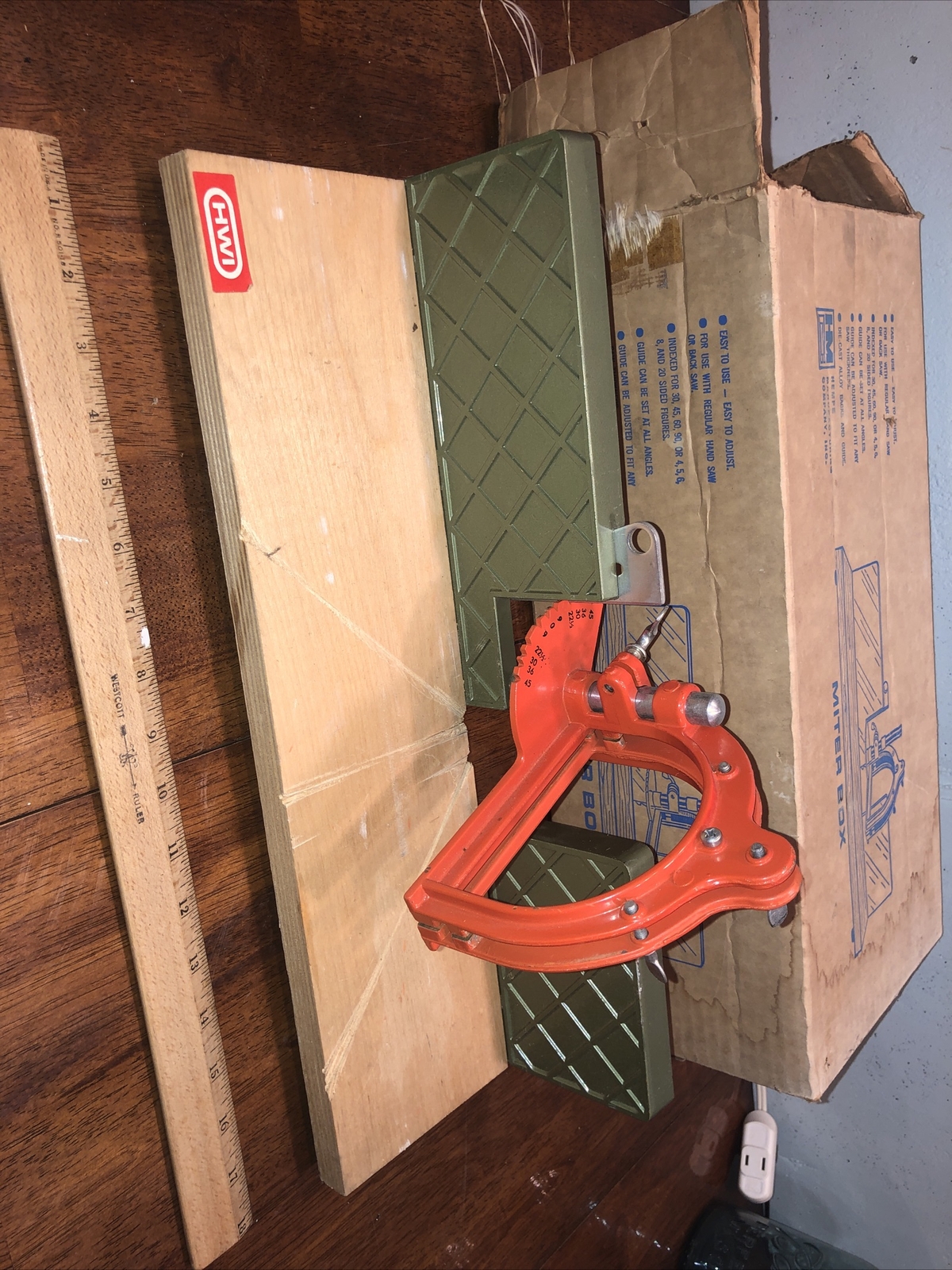 Hempe miter box wood # 3618 HWI Box | eBay