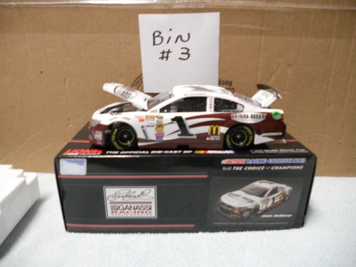 1/24 Lionel 2013 nascar #1 Jamie McMurray Bad Boy Autograph #69 of 144 ...